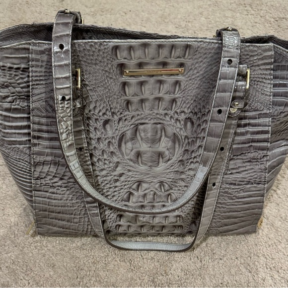 Brahmin | Bags | Brahmin Purse Gray | Poshmark